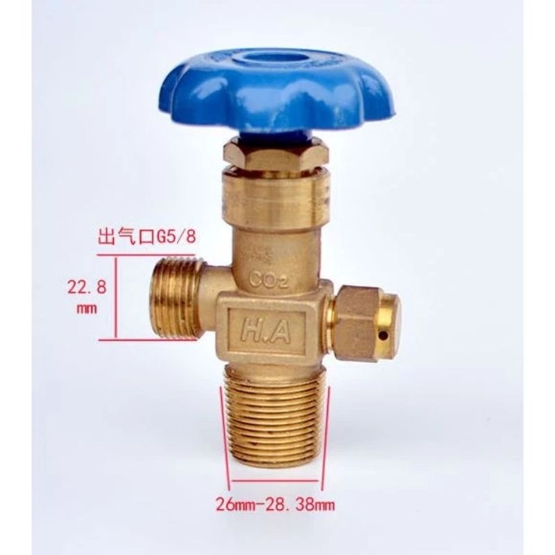 🔥Co2 Head valve🔥Aquascape Carbon Dioxide FE Tank Converter Valve g5/8 CO2 | Shopee Malaysia