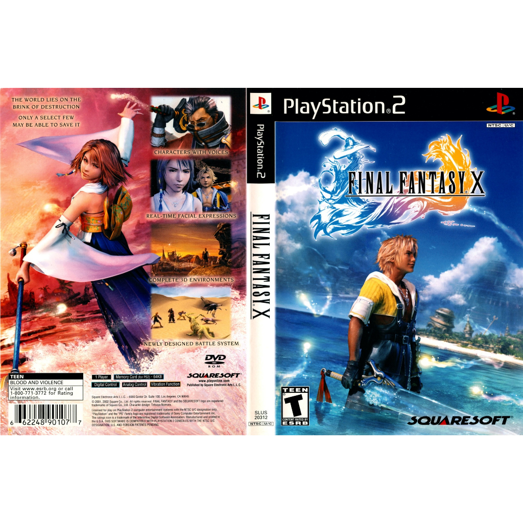 PS2 DVD Games Collection Final Fantasy X | Shopee Malaysia