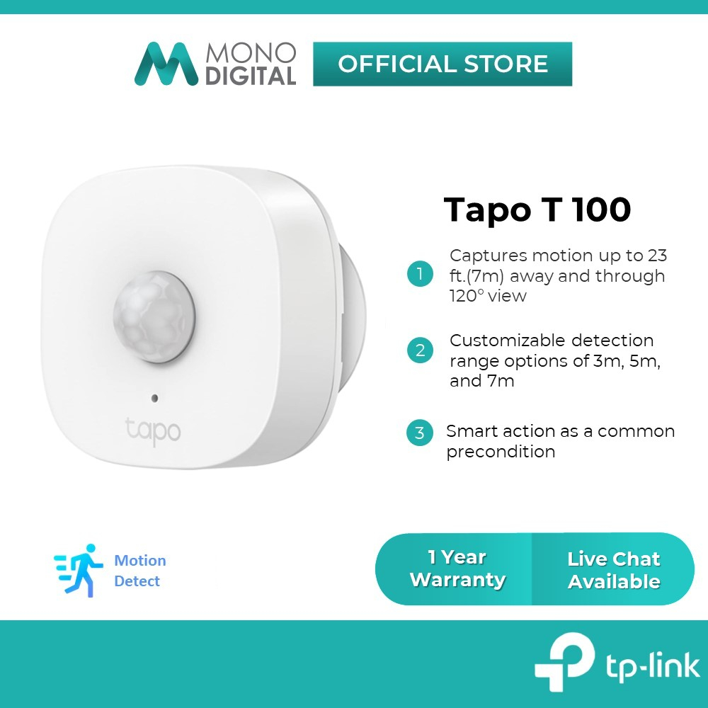 TP-Link T100/T110 Tapo Motion Sensor/Tapo Door Sensor Mini - Require ...