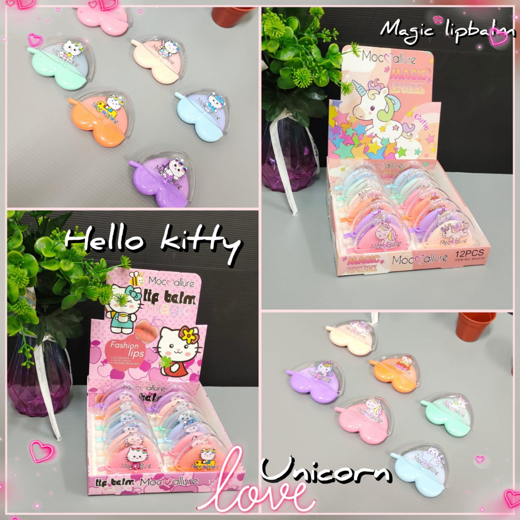 MACCALLUR & MODA SECRET Hello Kitty Melody Unicorn Kemam Lip Shape ...