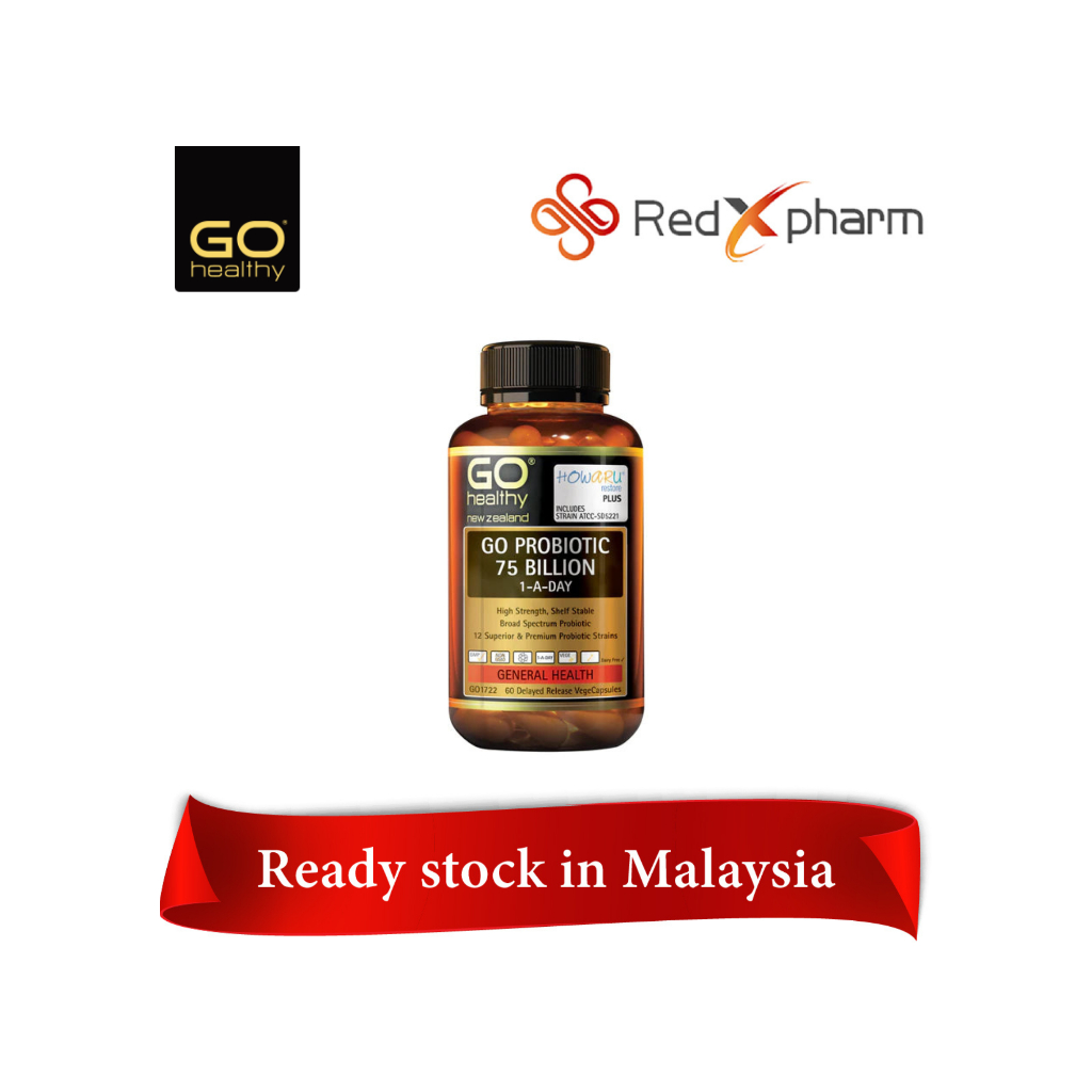 Go Healthy Probiotic 75 Billion 60 Caps (Ready Stock) | Shopee Malaysia