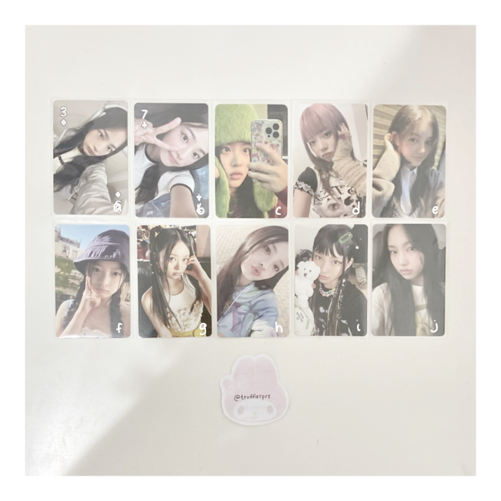 Newjeans Weverse OMG & Bluebook OFFICIAL Photocard Collection | Shopee ...