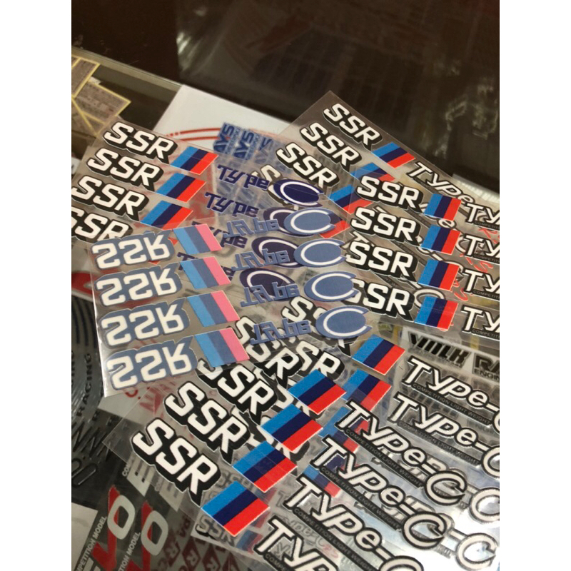 Quality Original Sticker SSR TYPE C TYPE C RS | Shopee Malaysia
