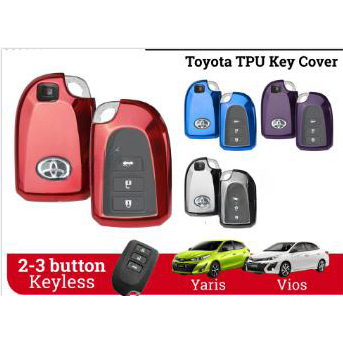 Toyota Vios / Yaris Keyless / Key Less / Smart Entry Reflection TPU Key ...