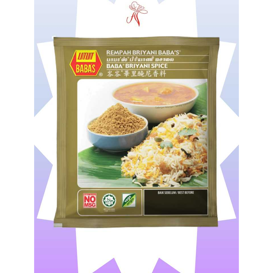 BABAS Rempah Briyani 70g | Shopee Malaysia