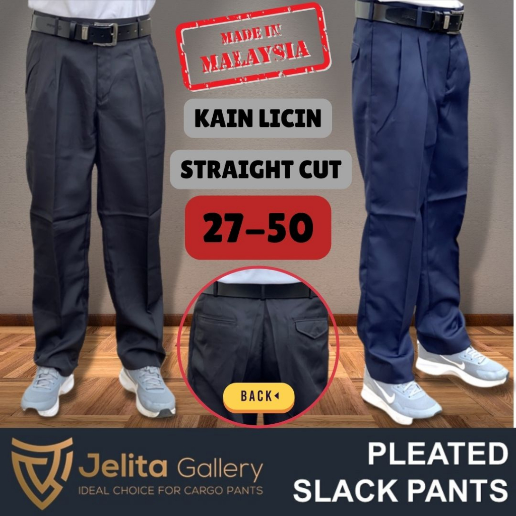 Seluar Lelaki Men Plus Size Pant Seluar Slack Seluar Kerja Lelaki ...
