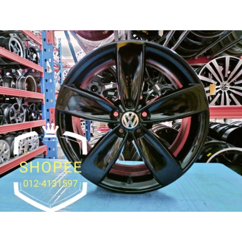 USED SPORT RIM 17 INCH POLO ORIGINAL RM1500 1 SET 4BIJI HARGA ( KENA ...