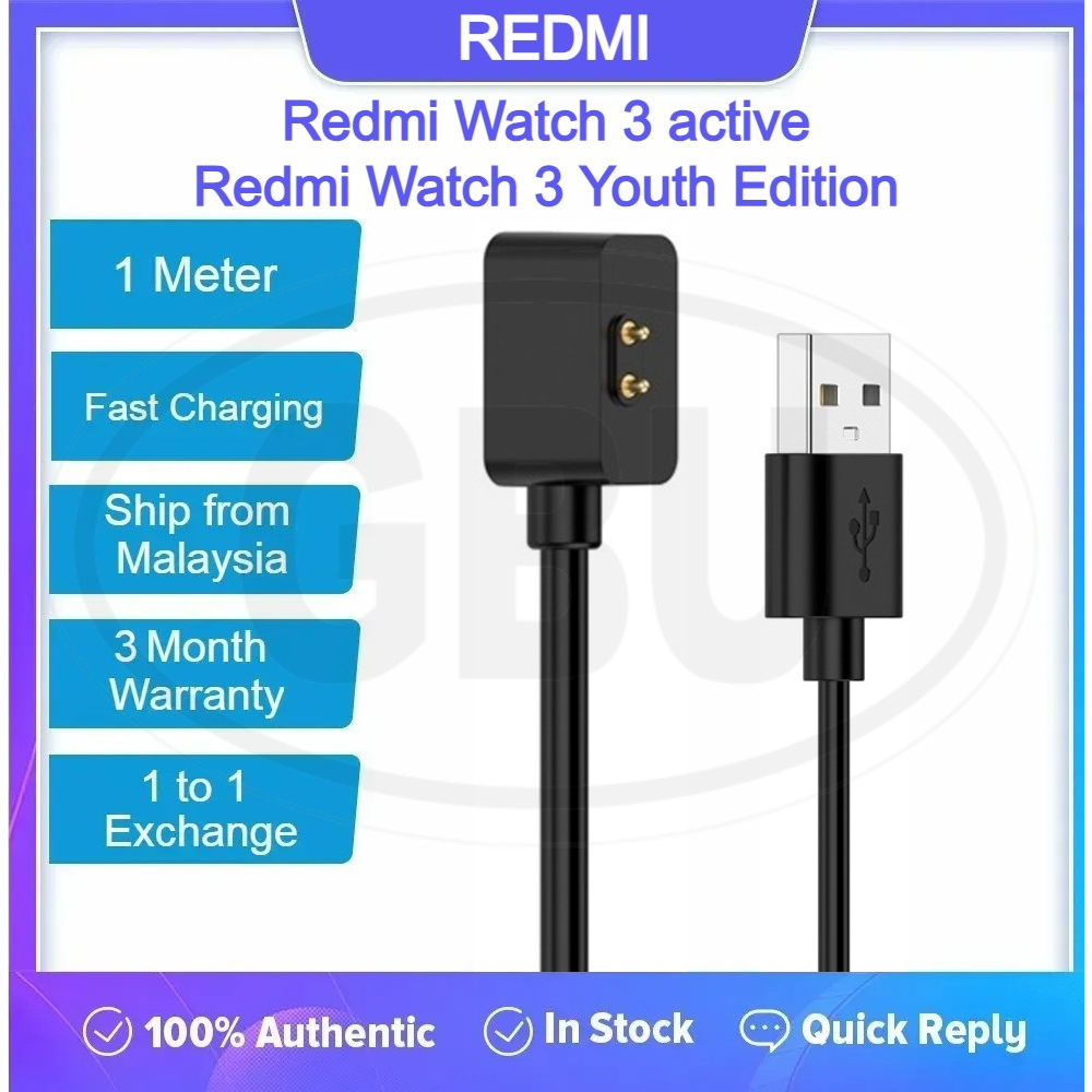 Xiaomi Redmi Watch 3 Active / Redmi Watch 3 Active USB Magnetic Charger ...