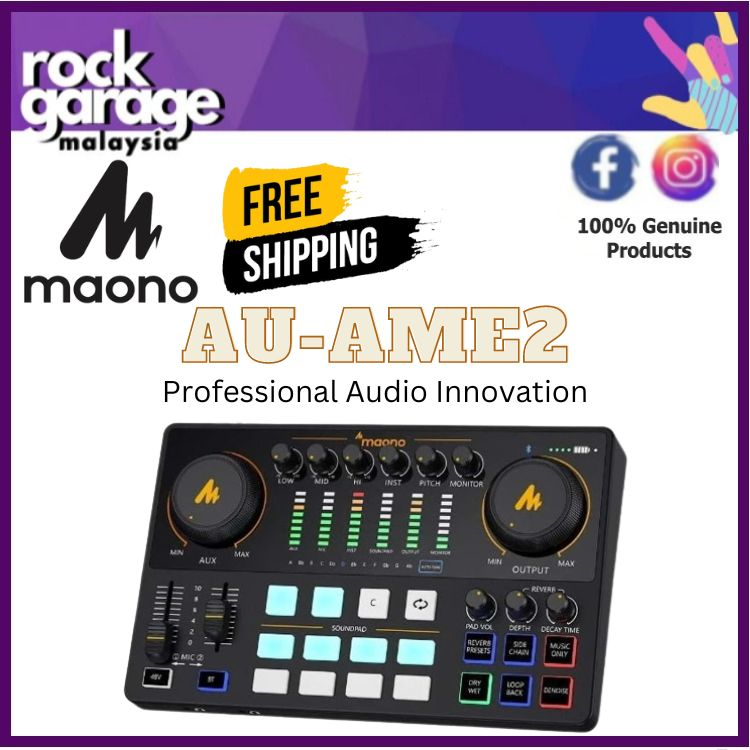 Maono Maonocaster E2 AU-AME2 Professional Audio Innovation ( AU AME2 ...