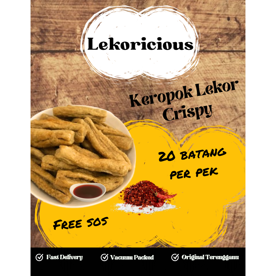 Keropok Lekor Terengganu Keropok Lekor Crispy Cheese Lekor (Free Sos ...