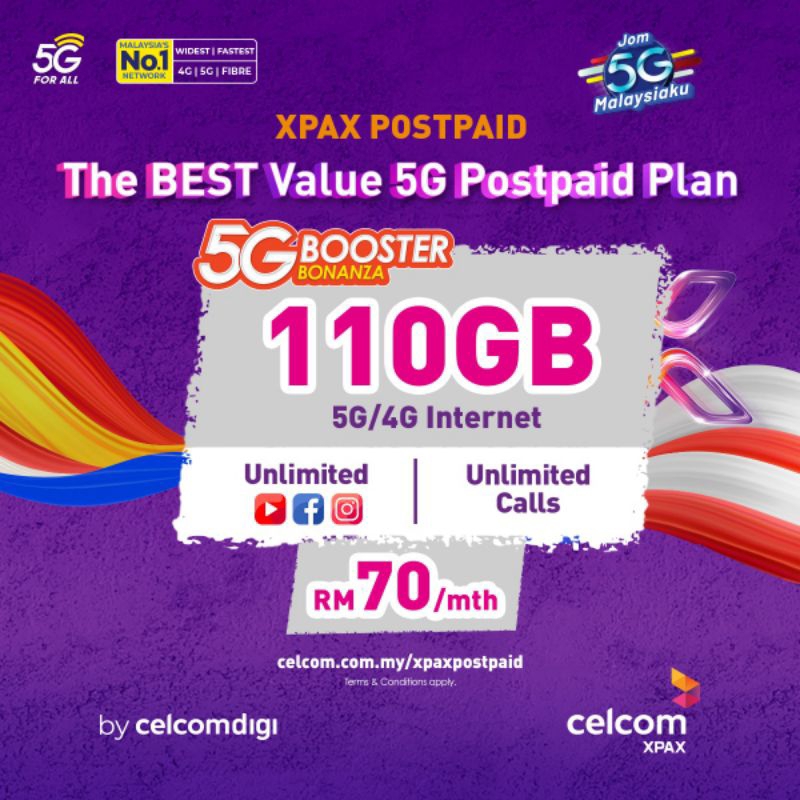 Celcom Postpaid Xpax & Postpaid Mega (4G/5G) | Shopee Malaysia