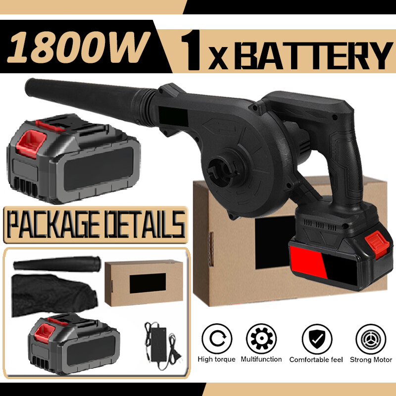 1800W(with 3 batteries) Cordless Blower Angin Air Blower Cordless ...