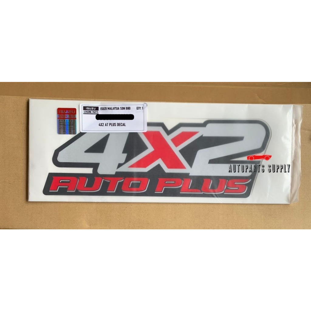 ORIGINAL ISUZU DMAX D-MAX 2021 - 2023 4X2 AUTO PLUS STICKER | Shopee ...