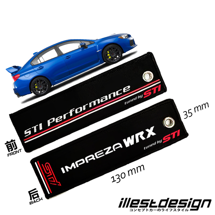 SUBARU STI AUTOCAR KEY TAG :BRZ LEGACY LEVORG GT FORESTER XT IMPREZA ...