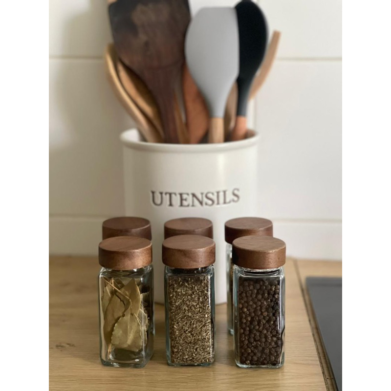 [ READY STOCK ] Spice Jar Glass Jar Storage Jar Pantry Halal Spices ...