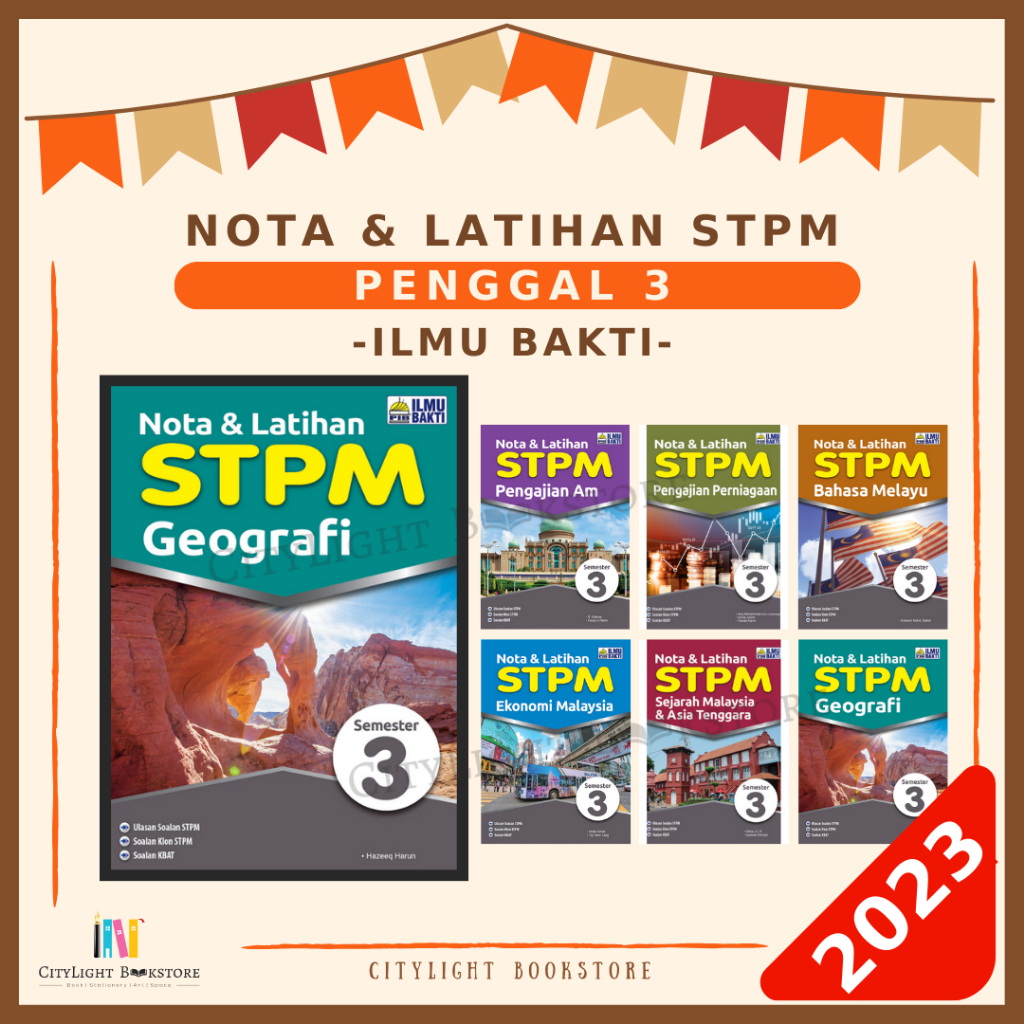 [citylight] Buku Latihan 2023 Nota And Latihan Stpm Semester 3 Ilmu