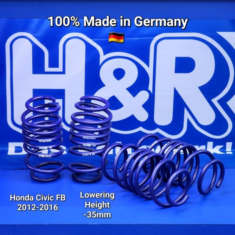 Honda Civic FB - H&R Sport Springs | Shopee Malaysia