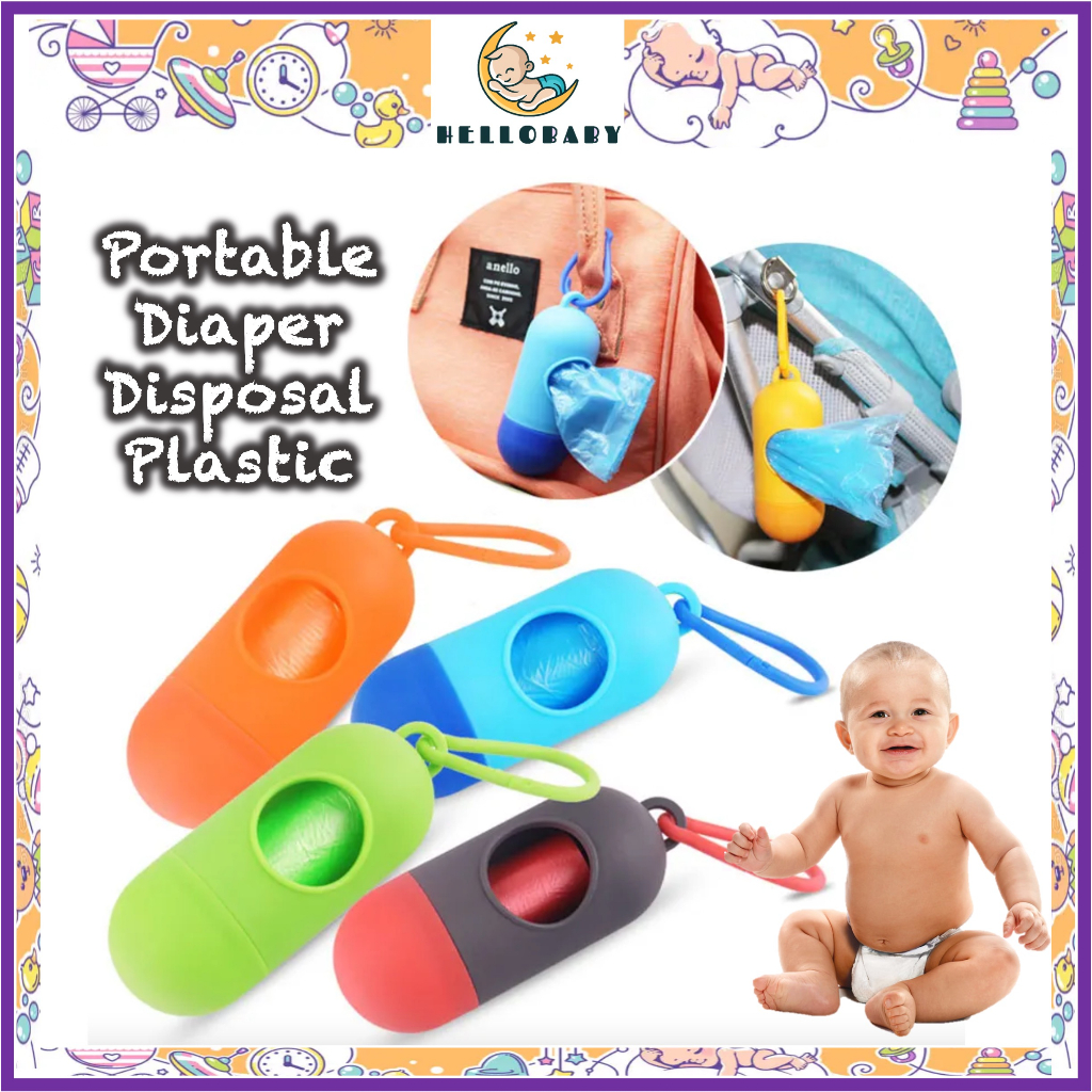 Capsule Baby Diaper Bag Disposable Dispenser Garbage Nappy Portable ...
