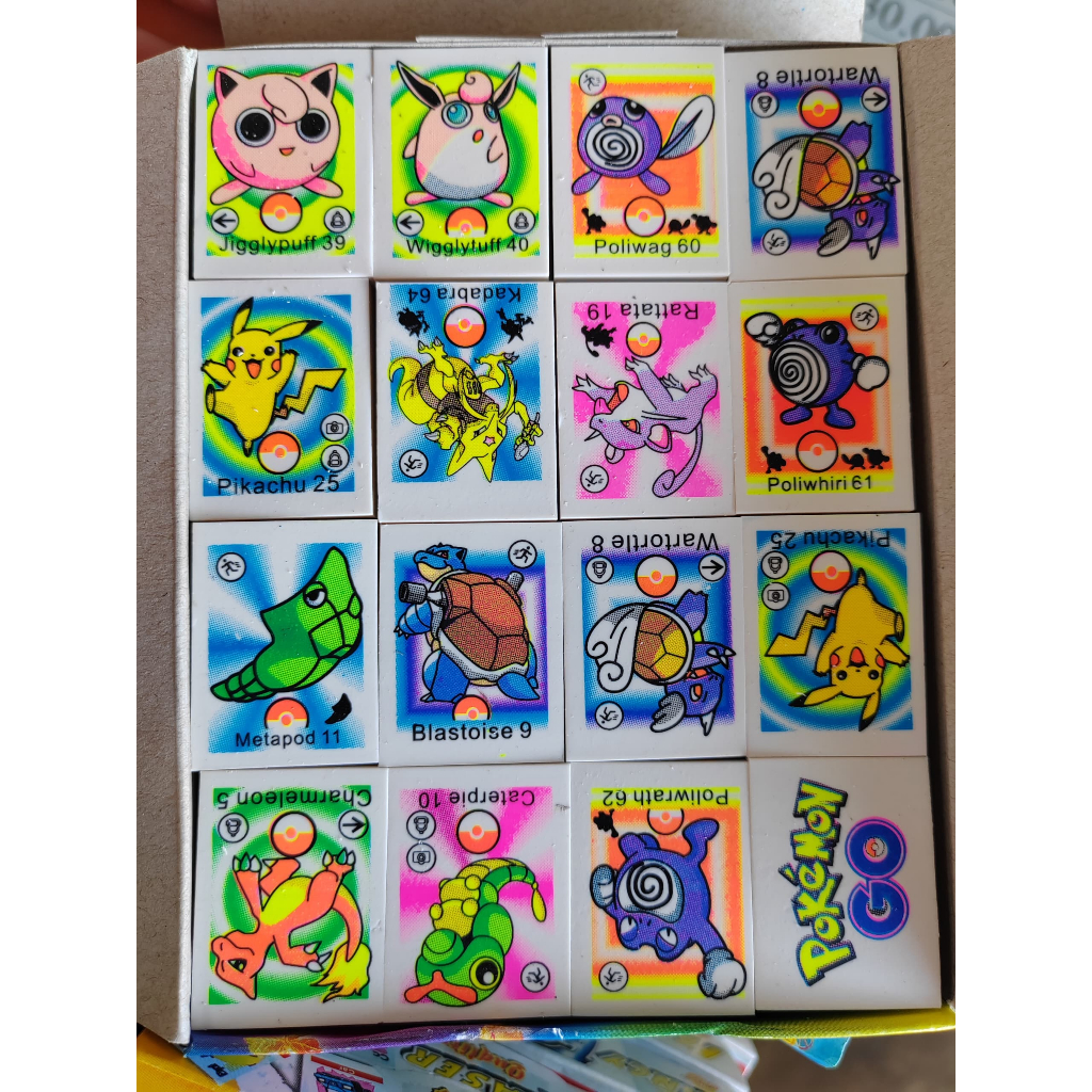 Fancy eraser/ Cartoon eraser/ Rubber/ Pokemon go/卡通胶擦 / 橡皮胶擦 | Shopee ...