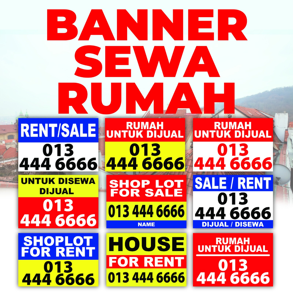 Banner Sewa/Jual Rumah | Shopee Malaysia