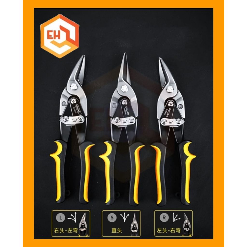 Heavy Duty Industrial Aviation Snip Straight Left Right Extra Long ...