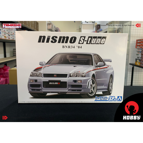 Aoshima Nissan BNR34 Skyline GT-R NISMO S-TUNE `04 (Scale 1/24) | Shopee Malaysia