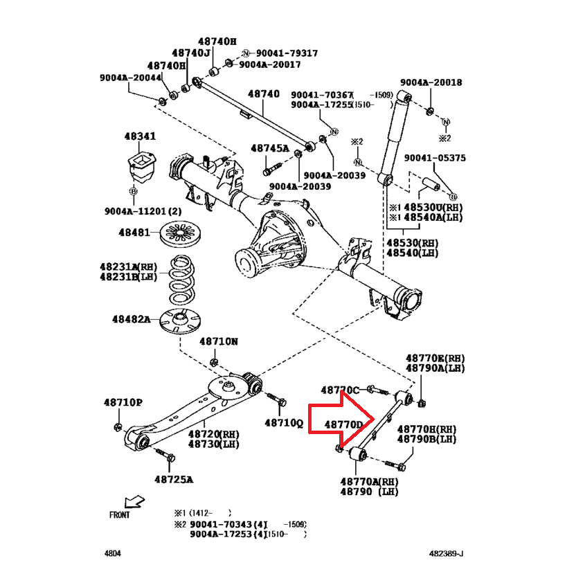 CLEAR STOCK!! TOYOTA AVANZA F601 F602 REAR SUSPENSION ARM SET | Shopee ...
