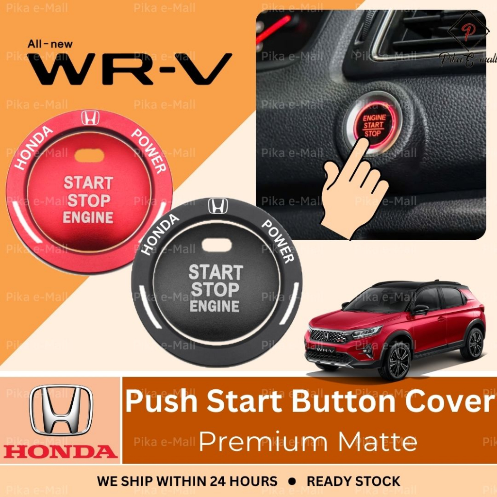 Honda Auto Car Engine Push Start Button Cover Stop Button WRV 2023 ...