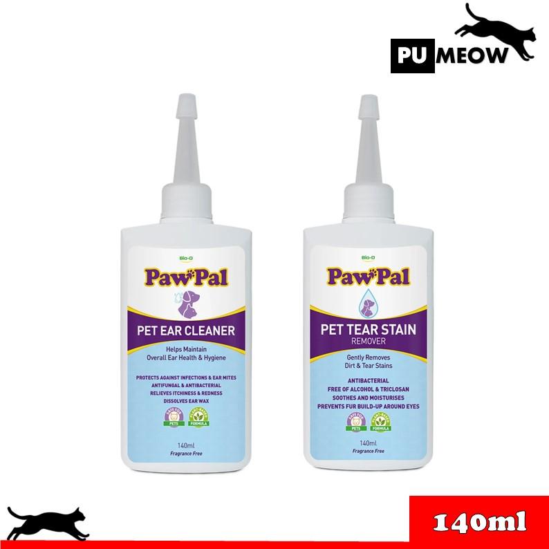 PawPal Pet Ear Cleaner / Pet Tear Stain Remover - 140ml / Petdiatric ...