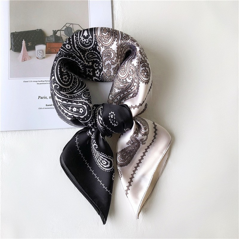 GODDESS Retro women silk scarf Luxury women silk scarf Simple and ...