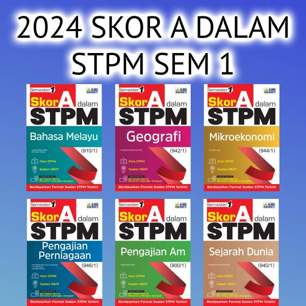Buku Kerja Latihan 2024 Skor A Dalam Stpm Semester 1 Shopee Malaysia