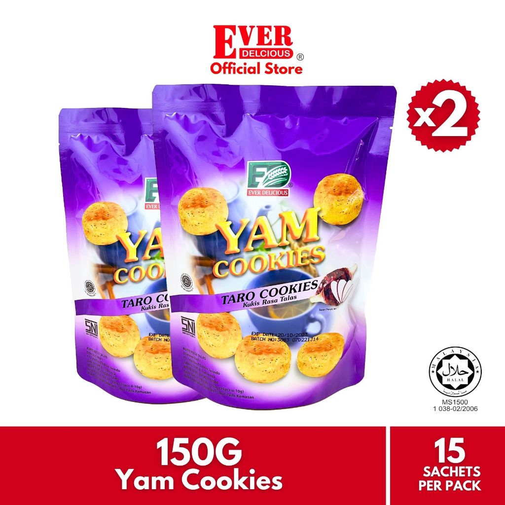 Ever Delicious Yam Cookies - 150g [BUNDLE OF 2] | Shopee Malaysia