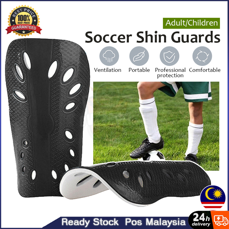 Adult / Kids Football Shin Guard Socks Pads 1 Pair Soccer Shin Pads ...