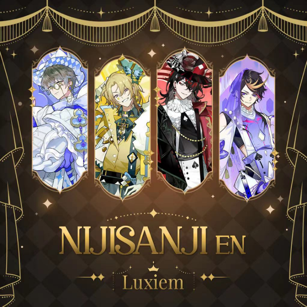 【Ready Stock】NIJISANJI EN Luxiem Collab Merch Badge Acrylic Keychain ...