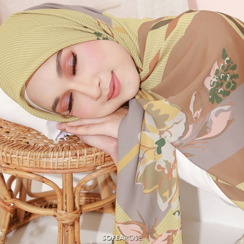 Thalia Carina Square Scarf Sofearose | Shopee Malaysia