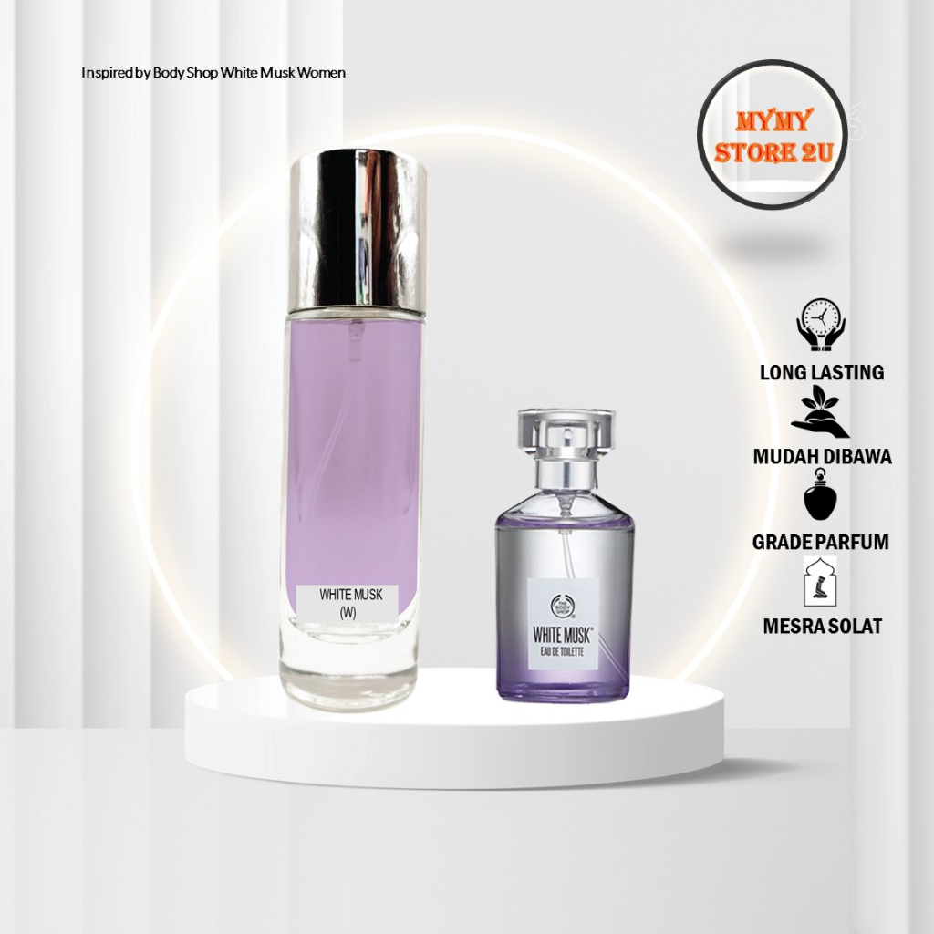 PERFUME VIRAL MURAH INSPIRED BY BS WHITE MUSK WOMEN AND MEN | Shopee ...