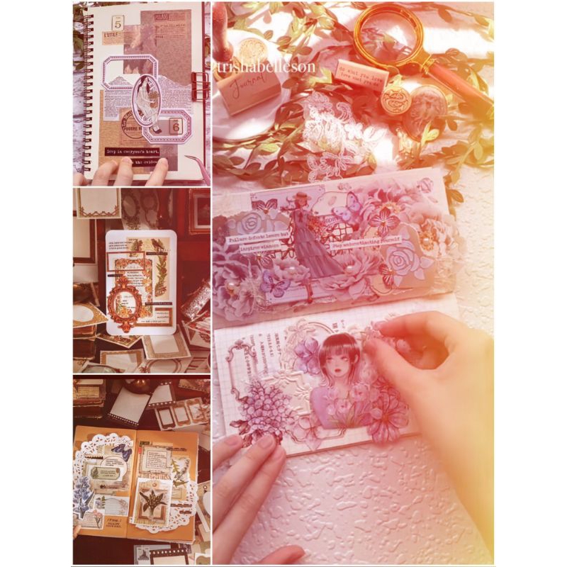 [LCC]💟sticker & material set 15pcs | Shopee Malaysia