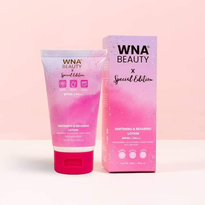 🔥 NEW 🔥 WNA WHITENING & REPAIRING LOTION LIMITED EDITION | Shopee Malaysia
