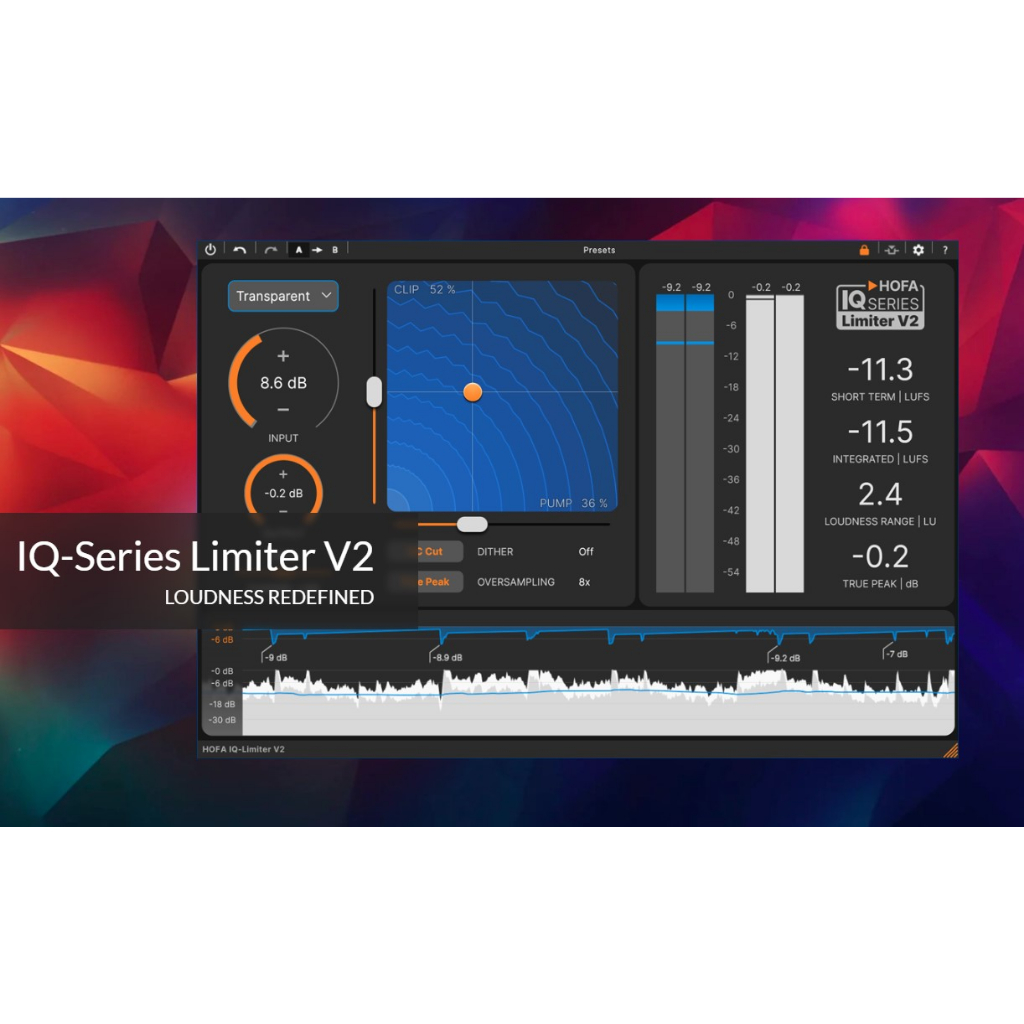 IQ-Limiter v2.0.0 VST, VST3, AAX x64 | HOFA (Win) Limiter | Shopee Malaysia