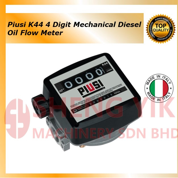 Shengyik Piusi K44 4 Digit / K33 3 Digit Mechanical Diesel Oil Flow ...