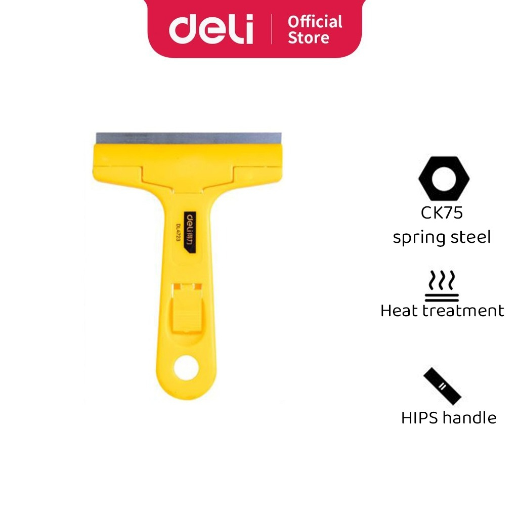 Deli Tools DL4723 Scraper 102mm HIPS Handle Alloy Blade With Heat ...