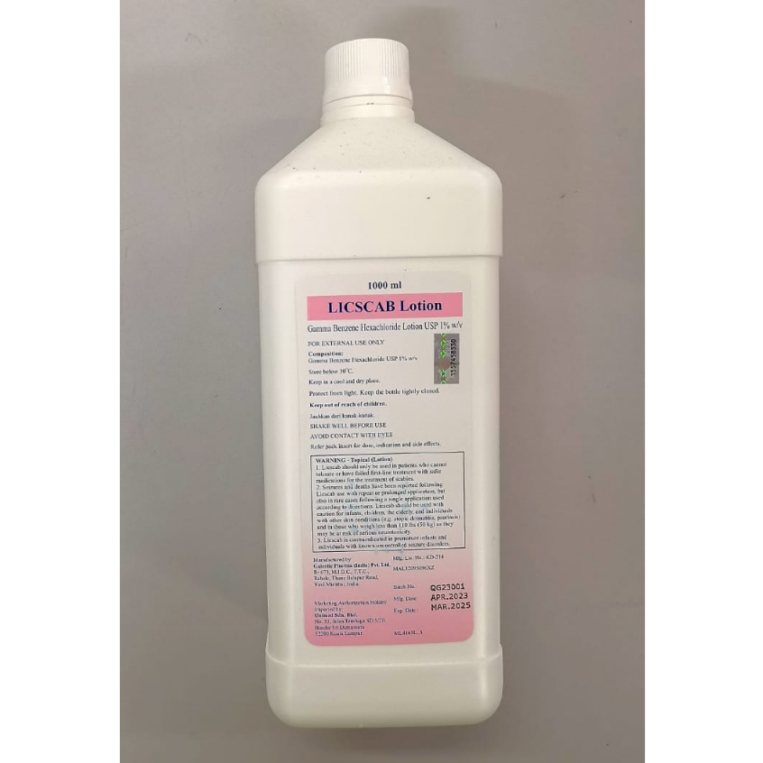 Licscab Lotion (For Scabies & Lice) 1000mL | Shopee Malaysia