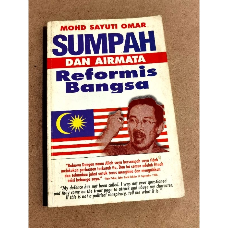 Sumpah Dan Airmata Reformis Bangsa Anwar Ibrahim Book By Mohd Sayuti ...