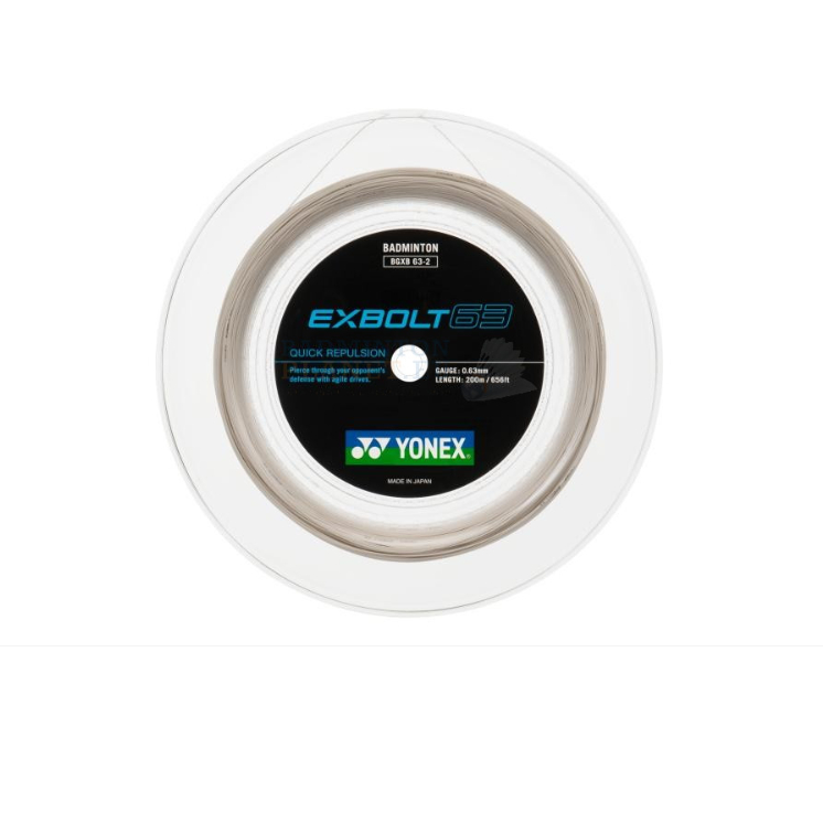 Yonex Exbolt 63 String Rolls Reel Coil (200 Meter)(100% Original ...