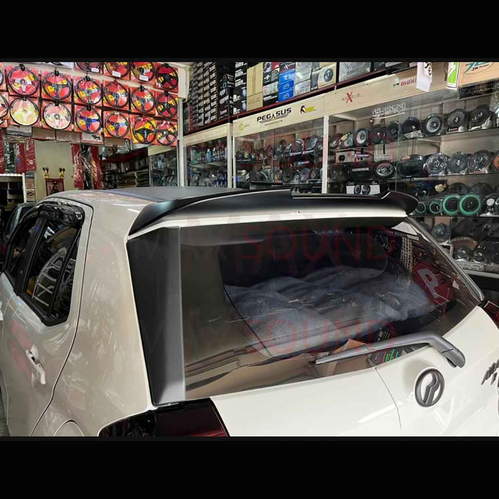 PERODUA AXIA 2023-2024 PSM DUCKTAIL ABS SPOILER WITH PAINT MATERIAL ABS ...