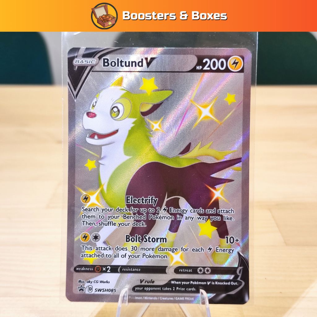 Boltund V (SWSH085) [Sword & Shield: Black Star Promos] | Shopee Malaysia