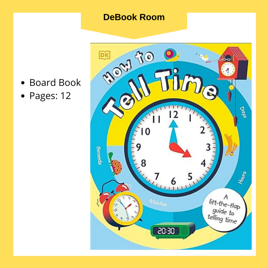 DK How to Tell Time : A Lift-the-Flap Guide to Telling Time | Shopee ...