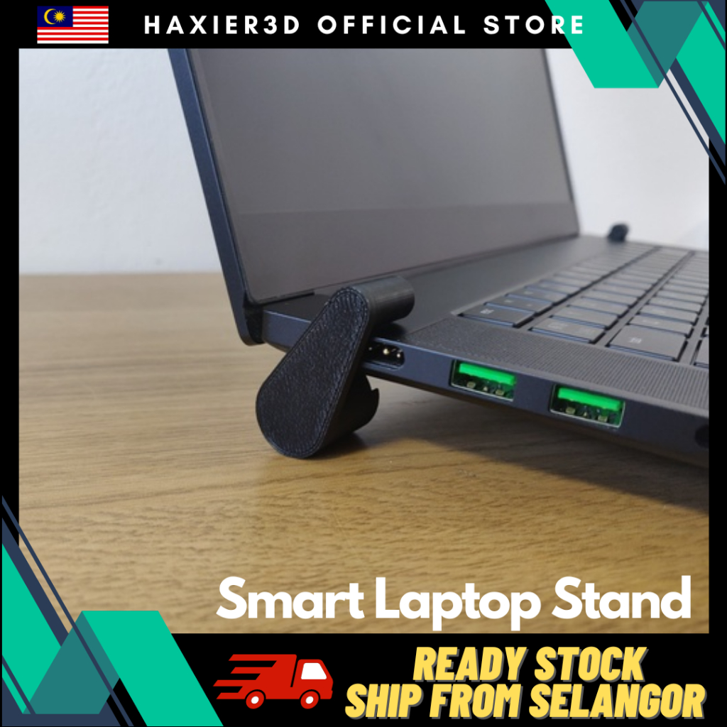 Smart Laptop Stand with 15 mm Laptop Clearance Easy To Store, Simple To ...