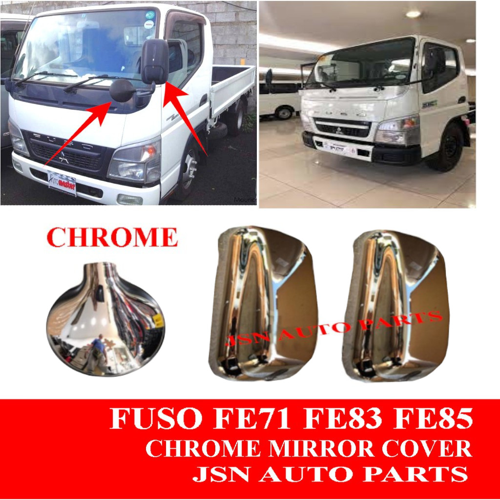 FUSO FE71 FE83 FE85 CHROME MIRROR COVER MITSUBISHI CANTER | Shopee Malaysia