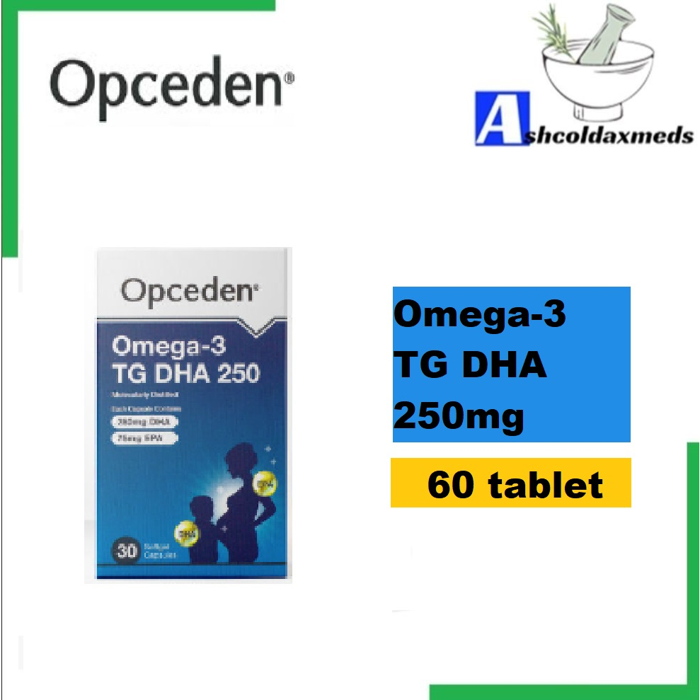 Opceden Omega-3 TG DHA 250MG 30'S or 30'SX3 | Shopee Malaysia